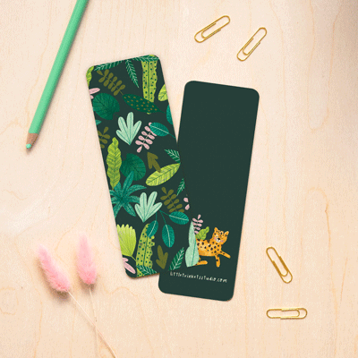Jungle Theme Bookmarks SAFARI/JUNGLE THEME BOOKMARK INVITATION