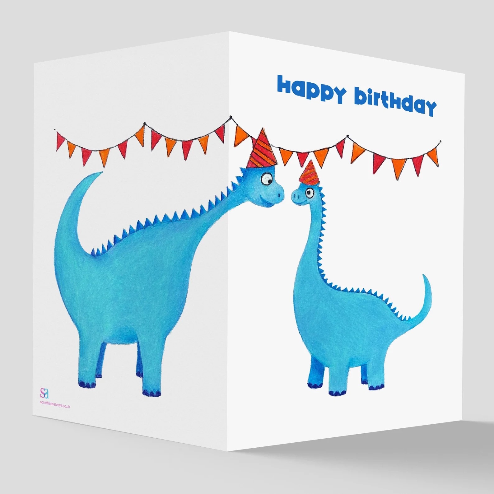 Dinosaur birthday card – Wee Green Place