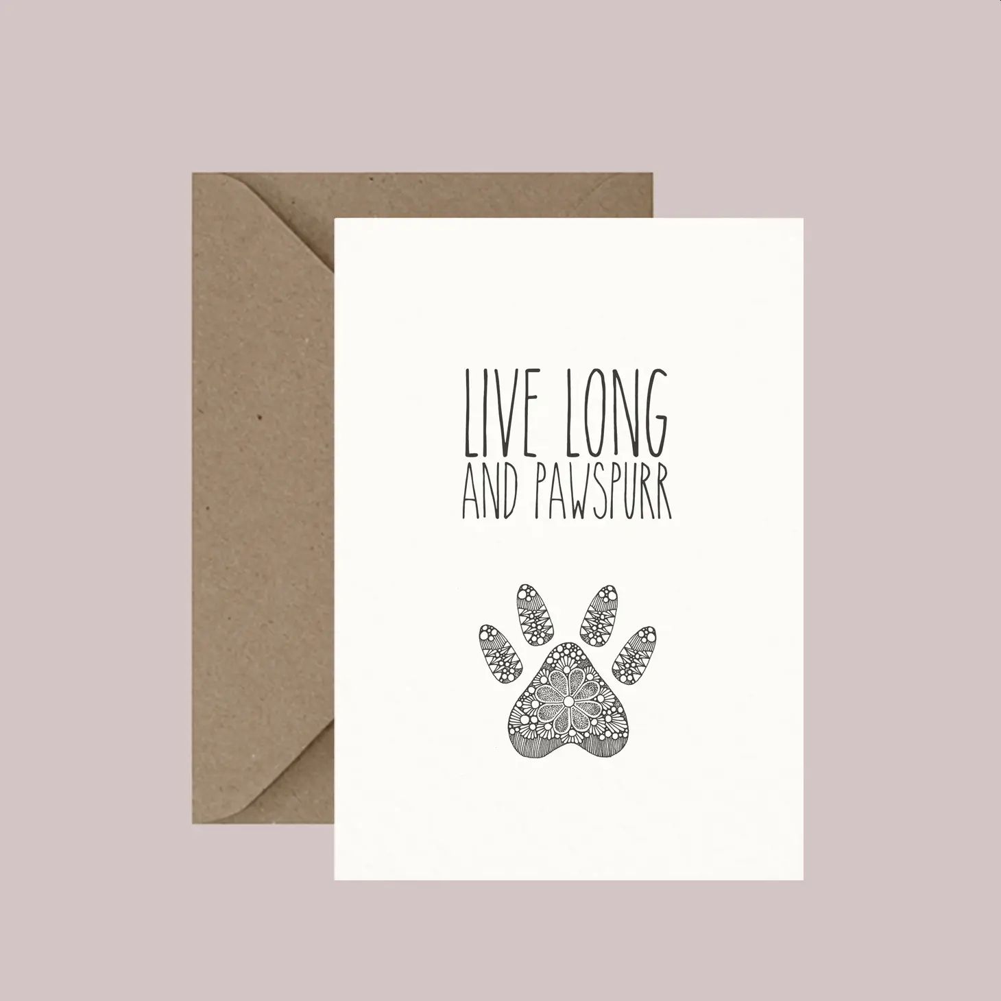 Live Long And Pawspurr Card – Wee Green Place