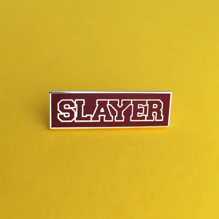 Slayer enamel pin – Wee Green Place